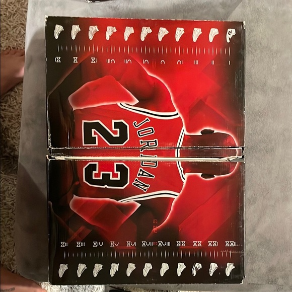 Jordan | Shoes | Jordan Red And Black Box With Iconic Jersey Design ...